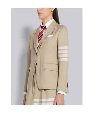 Thom Browne Twill Back Loop 4-stripe Blazer