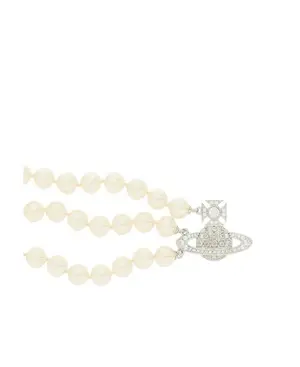 VIVIENNE WESTWOOD Three-row Orb Choker Necklace