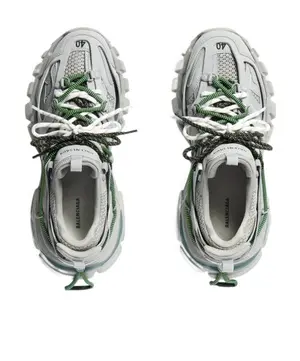 Balenciaga Track Trail Lace-up Sneakers - Grey/yellow/white/navy