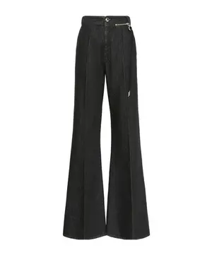 Sportmax Casual Pants With Belt Loops - Black