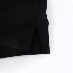 Celine Cotton Fleece Sweatshirt - Black/white/red