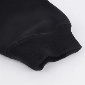 Celine Cotton Fleece Sweatshirt - Black/white/red