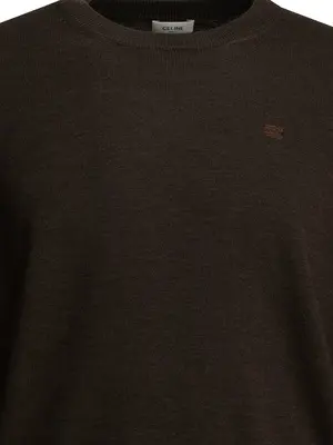 Celine Crewneck Sweater In Fine Wool