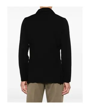 LARDINI Double Breasted Knitted Blazer