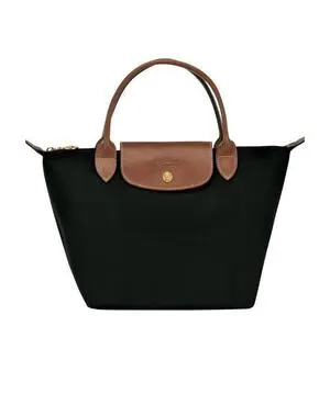 Longchamp Le Pliage Zip-up Small Tote Bag - Black