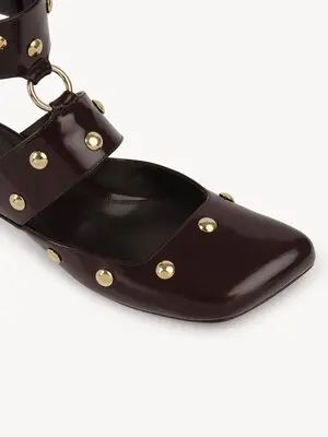 Chloé Embellished Ankle Strap Sandals