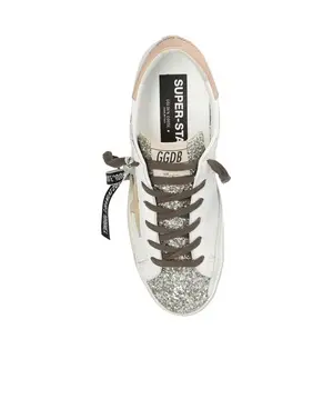GOLDEN GOOSE Star Patch Glittered Sneakers
