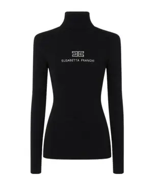 Elisabetta Franchi Long-sleeved Turtleneck Sweater