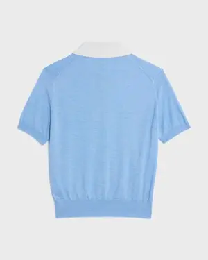Celine Polo Sweater In Fine Cashmere Silk