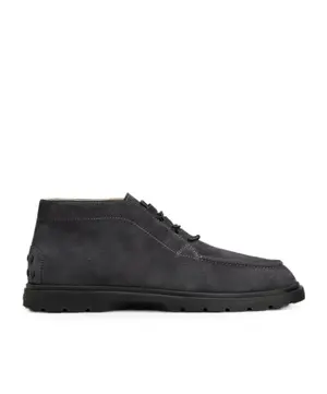 TOD'S Desert Boots In Suede - Black