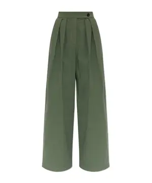 Dries Van Noten Wide-leg Casual Trousers - Green