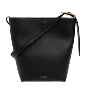 ANINE BING Elly Bucket Bag - Black