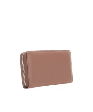 GIANNI CHIARINI Zip-around Pebbled Wallet