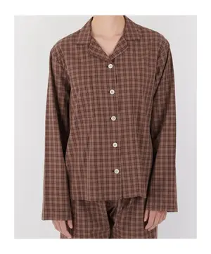 TEKLA Plaid Shirt Pajamas
