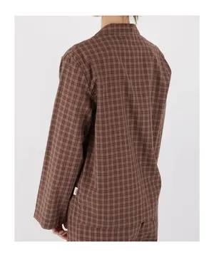 TEKLA Plaid Shirt Pajamas