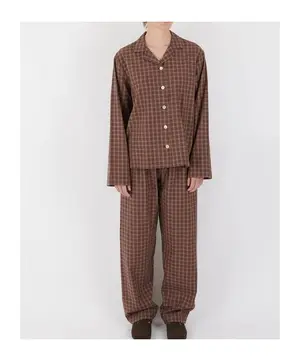 TEKLA Plaid Shirt Pajamas