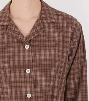 TEKLA Plaid Shirt Pajamas