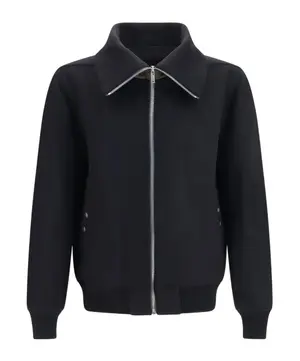 Rick Owens Long-sleeved Casual Jacket - Black