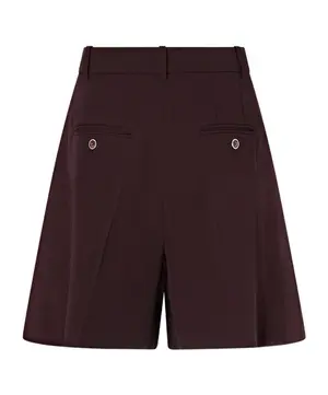 Pinko Pleated High-waisted Shorts