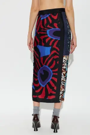 Dries Van Noten Patterned Skirt