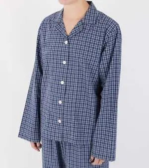 TEKLA Plaid Shirt Pajamas