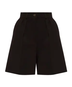 Max Mara Belt-loop Shorts - Black