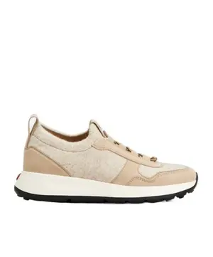 TOD'S Lace-up Sneakers - Nude
