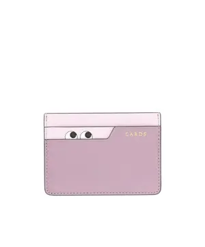 ANYA HINDMARCH Eyes Zipless Card Wallet - Pink