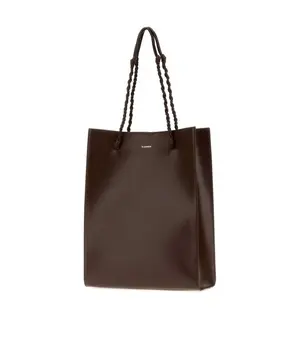 JIL SANDER Leather Tangle Shopping Bag
