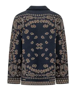 Alanui Bandana Jacquard Polo Shirt
