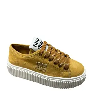 Miu Miu Lace-up Sneakers - Multicolor