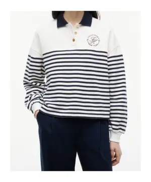 Tommy Hilfiger Striped Long-sleeve Polo Shirt