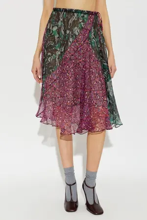 Dries Van Noten Patterned Skirt