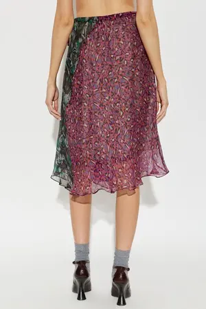 Dries Van Noten Patterned Skirt