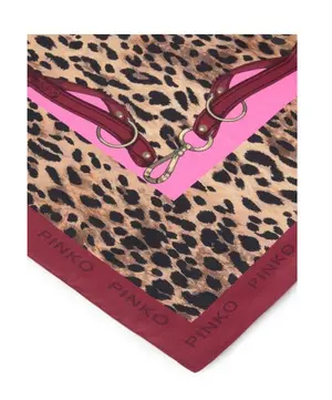 Pinko Leopard-print Scarf