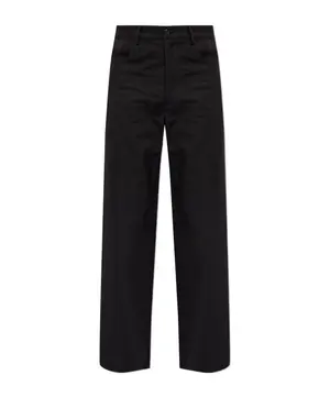 Dries Van Noten Casual Trousers With Belt Loops - Black