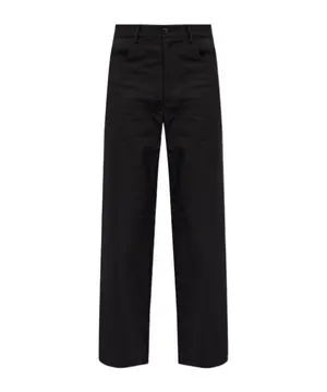 Dries Van Noten Tailored Trousers With Belt Loops - Black