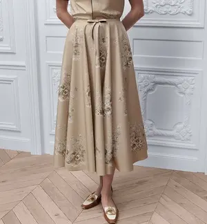 Dior Dioriviera Mid-length Flared Skirt