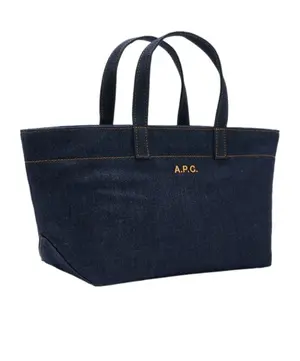 A.p.c. Small Le Drummer Denim Tote Bag
