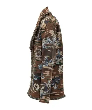 Alanui Tex-hawaii Jacquard Cardigan