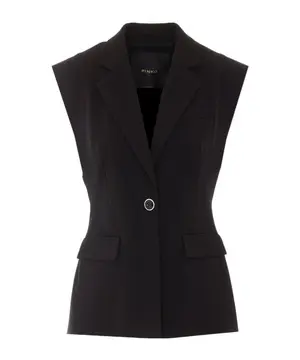 Pinko Sleeveless Vest - Black