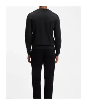 Hugo Boss Merino-wool Sweater In A Regular Fit