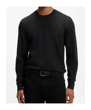 Hugo Boss Merino-wool Sweater In A Regular Fit
