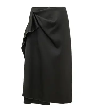 LANVIN Draped Midi Skirt