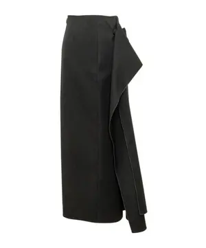 LANVIN Draped Midi Skirt