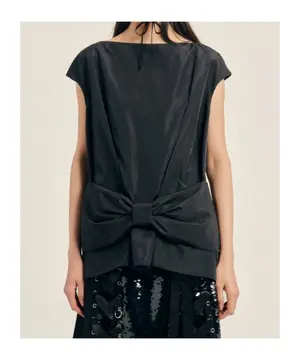 Simone Rocha Bow-detail Peplum Top