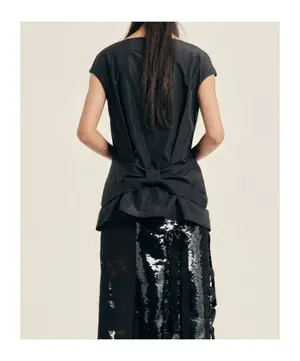 Simone Rocha Bow-detail Peplum Top