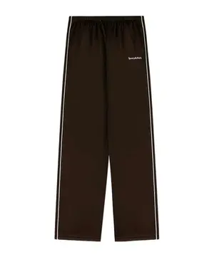SPORTY  RICH Straight-leg Casual Trousers - Black