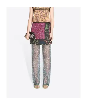Dries Van Noten Printed Wrap Skirt