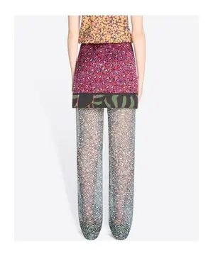 Dries Van Noten Printed Wrap Skirt